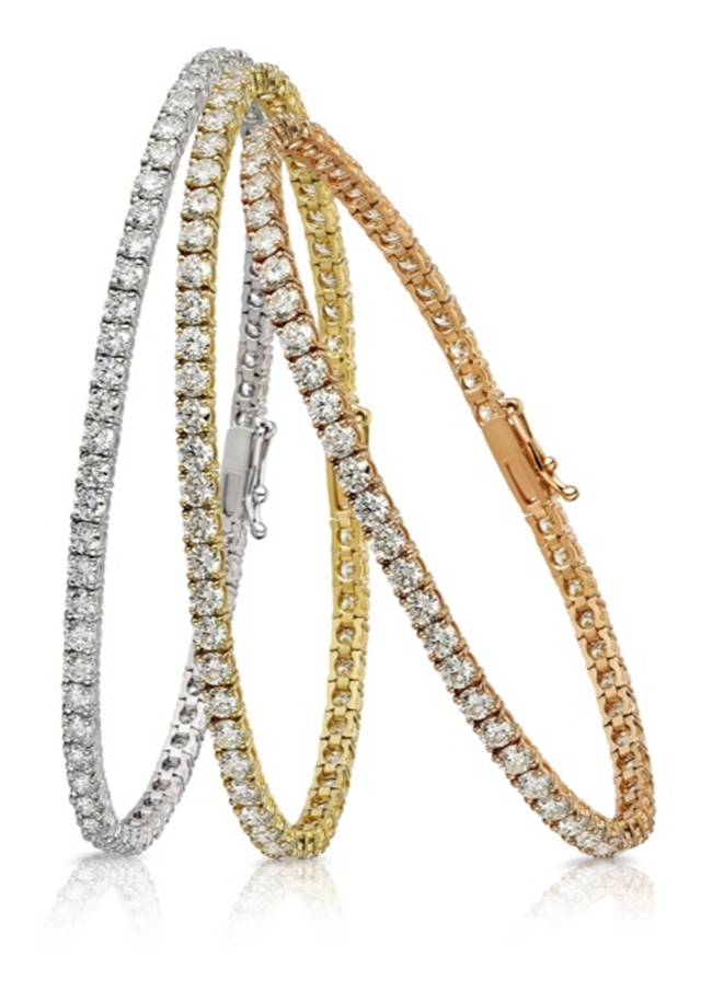 Yellow Gold Diamond Tennis Bracelet – Diamond Days